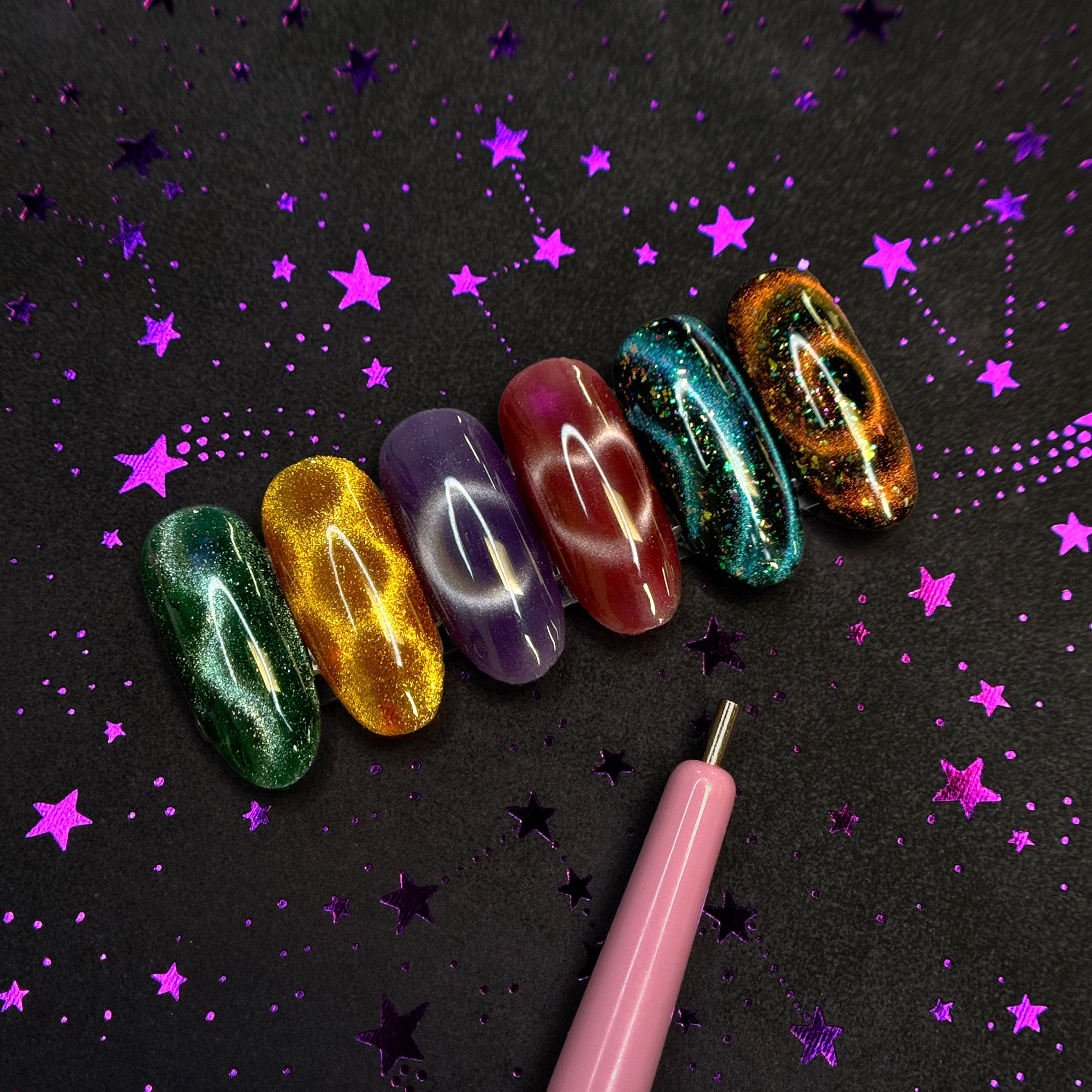 Magic Wand Cat Eye Magnet Pen | Magnetic Tool for Cat Eye Gel Nail Art ...