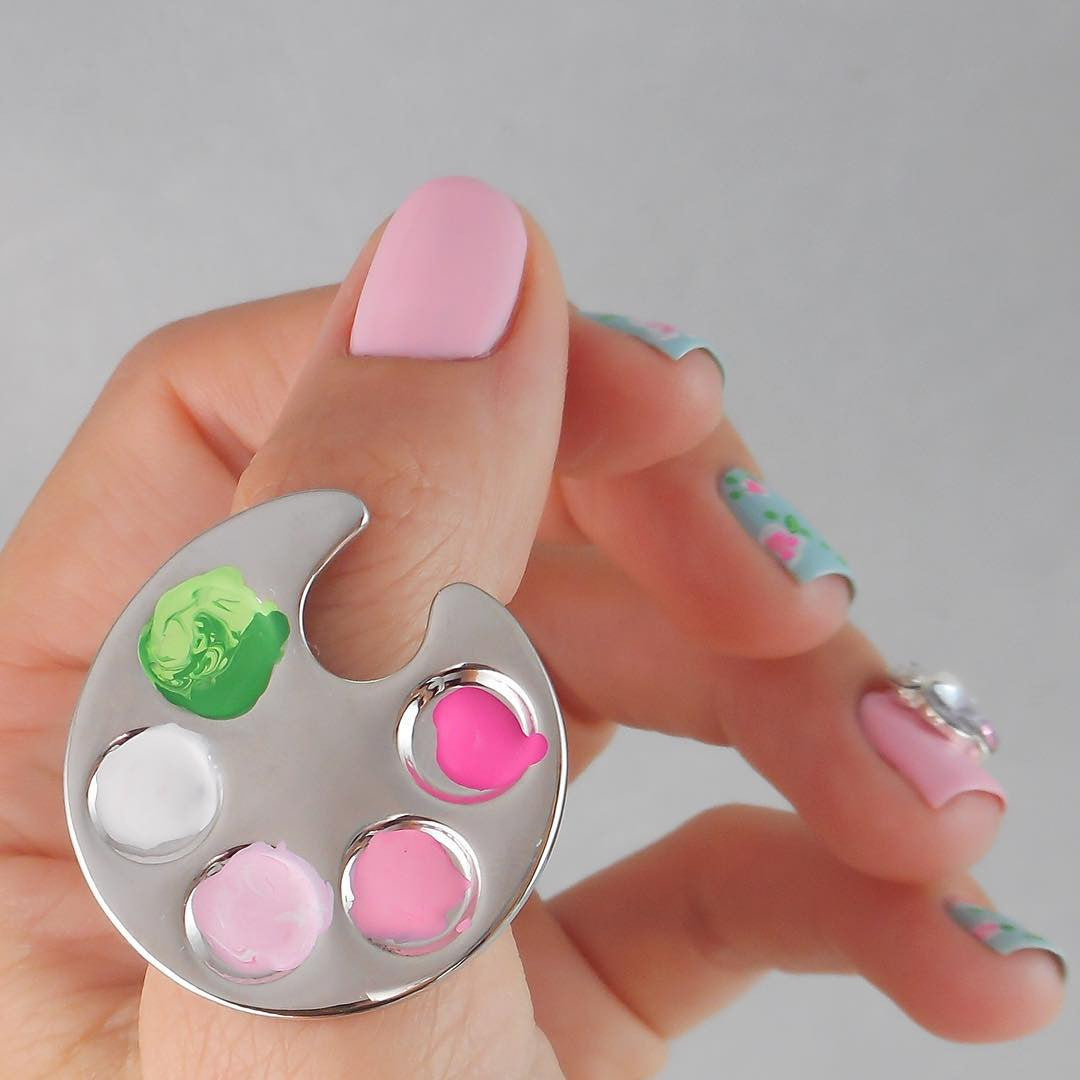 Nail Art Ring Palette – Daily Charme