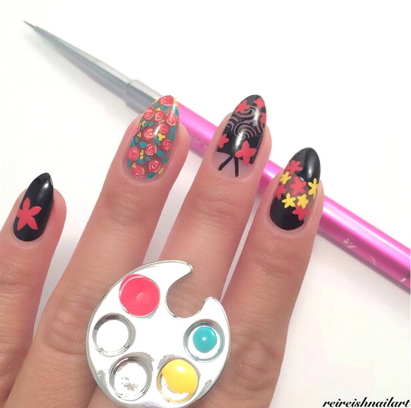 Nail Art Ring Palette – Daily Charme