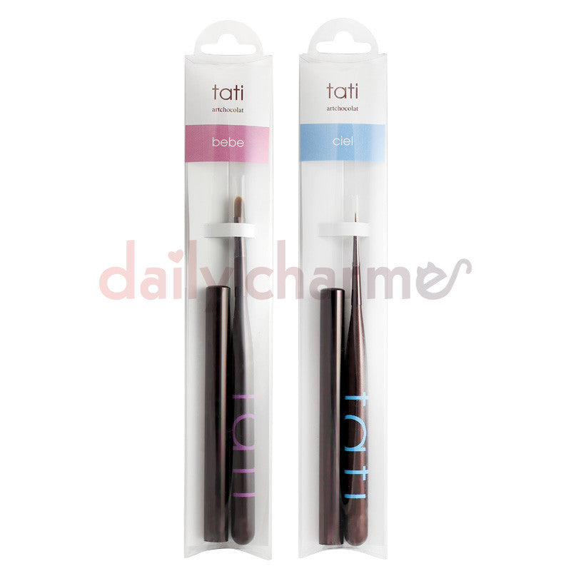 TATI Artchocolat Bebe & Ciel Brush Set Quality Japanese Gel Nail Art ...