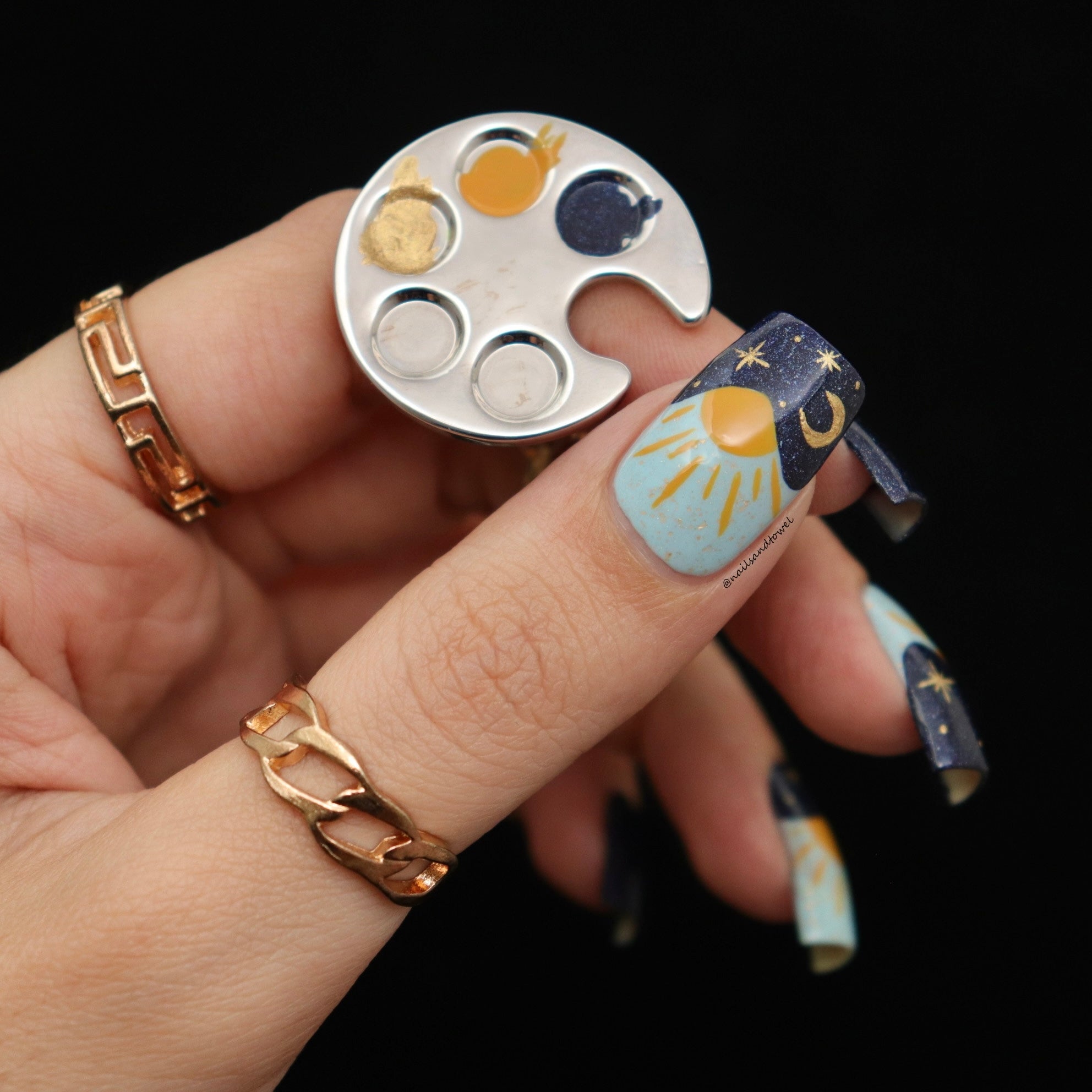 Nail Art Ring Palette – Daily Charme