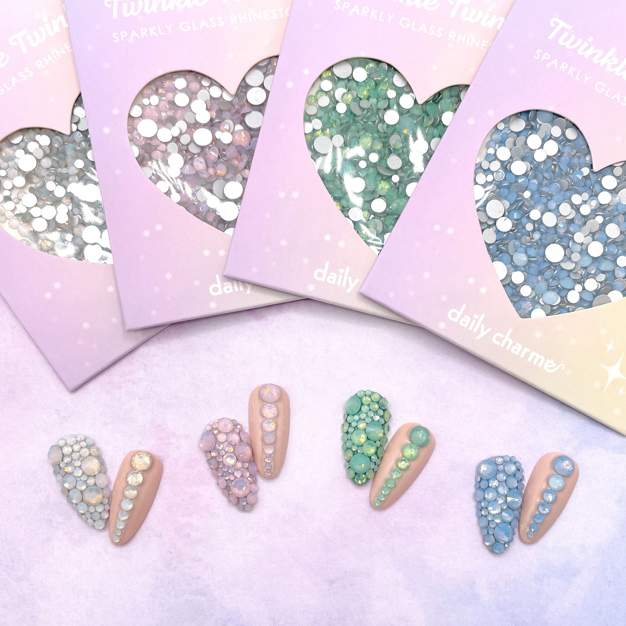 Twinkle Twinkle Round Flatback Rhinestone Mix | Chrysolite Opal – Daily ...